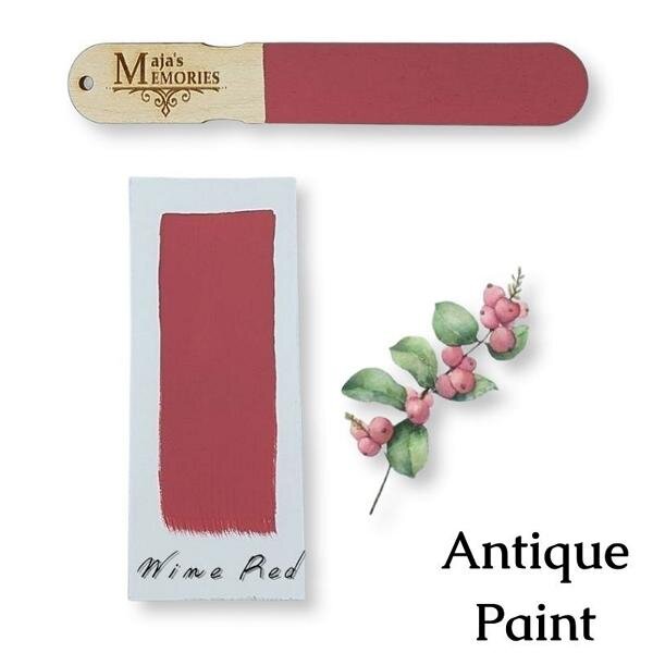 Majas Memories Antique Paint "Wine Red", 5,50
